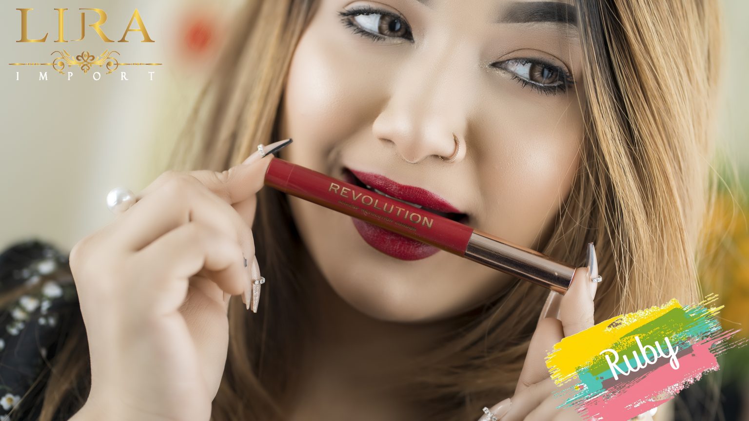 Velvet Kiss Lip Crayon (Ruby) – Lira Import Limited