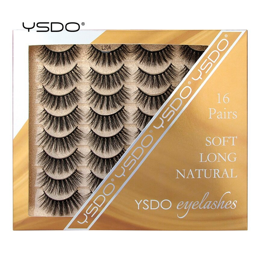 Shidi Shangpin Ysdo 16pair Eyelash Golden Box (L - Lira Import Limited