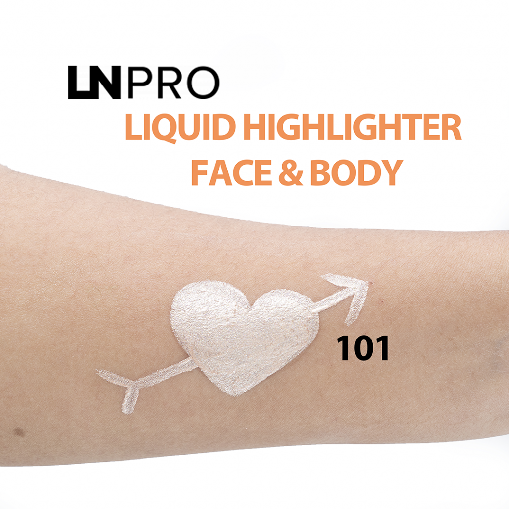 Ln Pro Highlighter Face And Body Liquid Glow Fluid (102 Sunlight ...