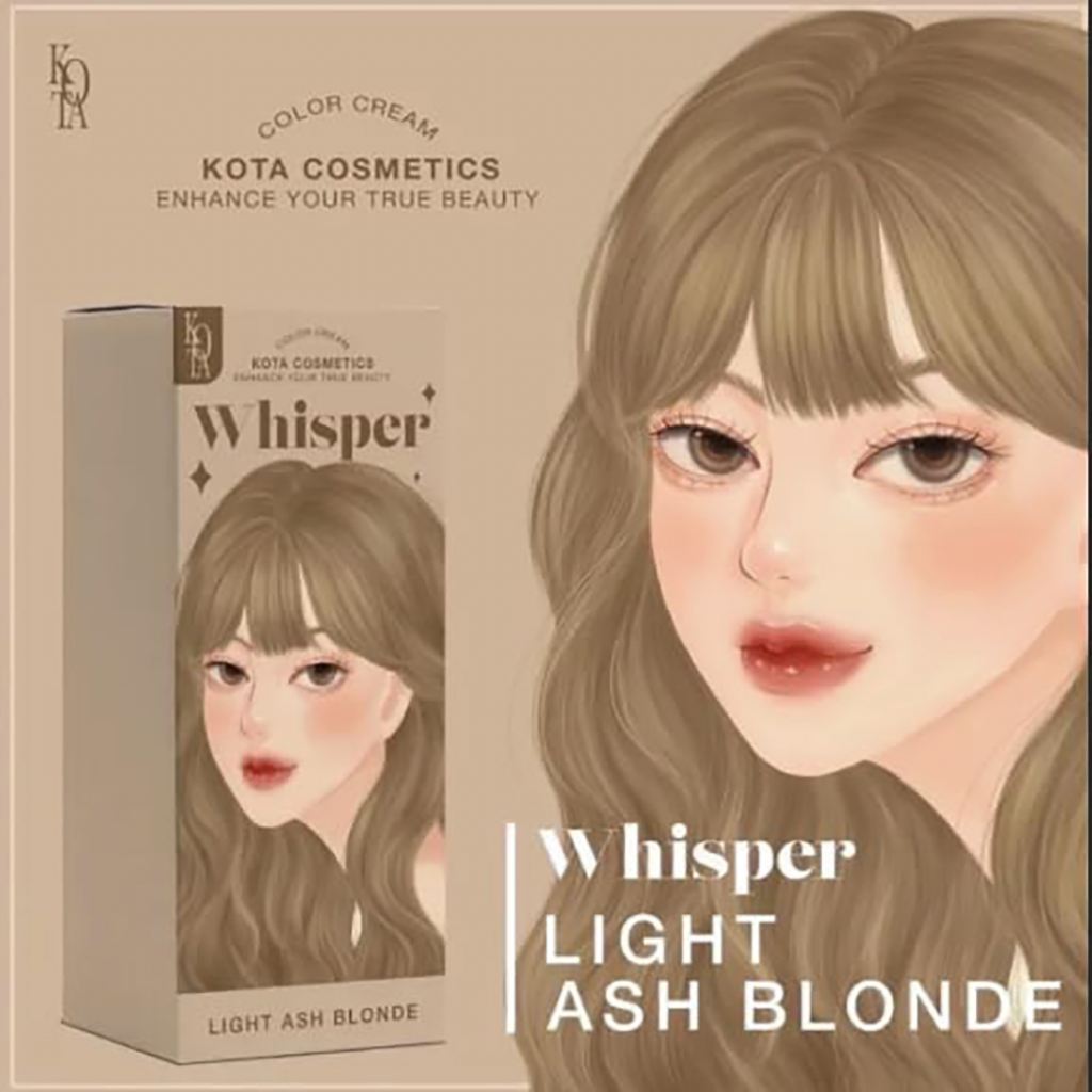 Kota Hair Color (Whisper (Light Ash Blonde)) - Lira Import Limited