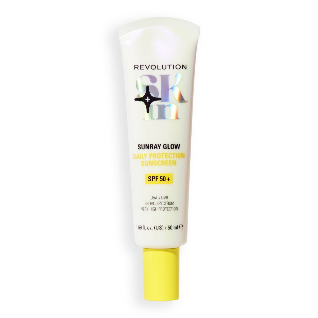 Revolution Skin Sunray Glow Daily Protection Sunscreen SPF 50+ with ...