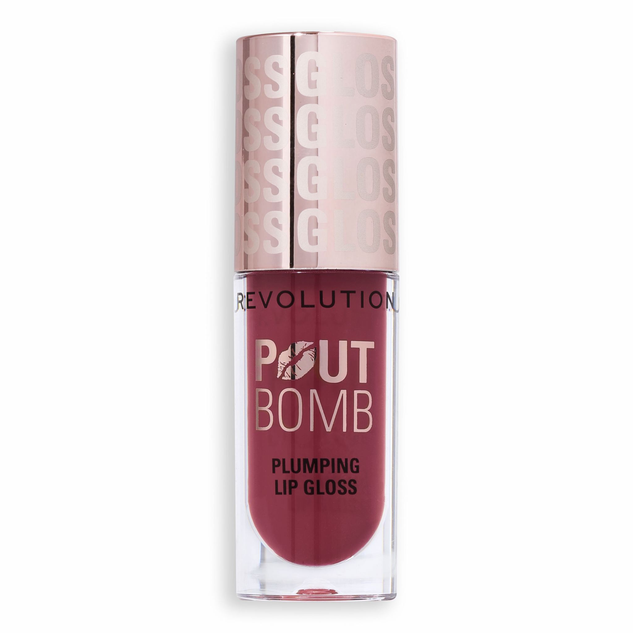 Revolution Pout Bomb Plumping Gloss-Rosewood Rose Pink – Lira Import ...
